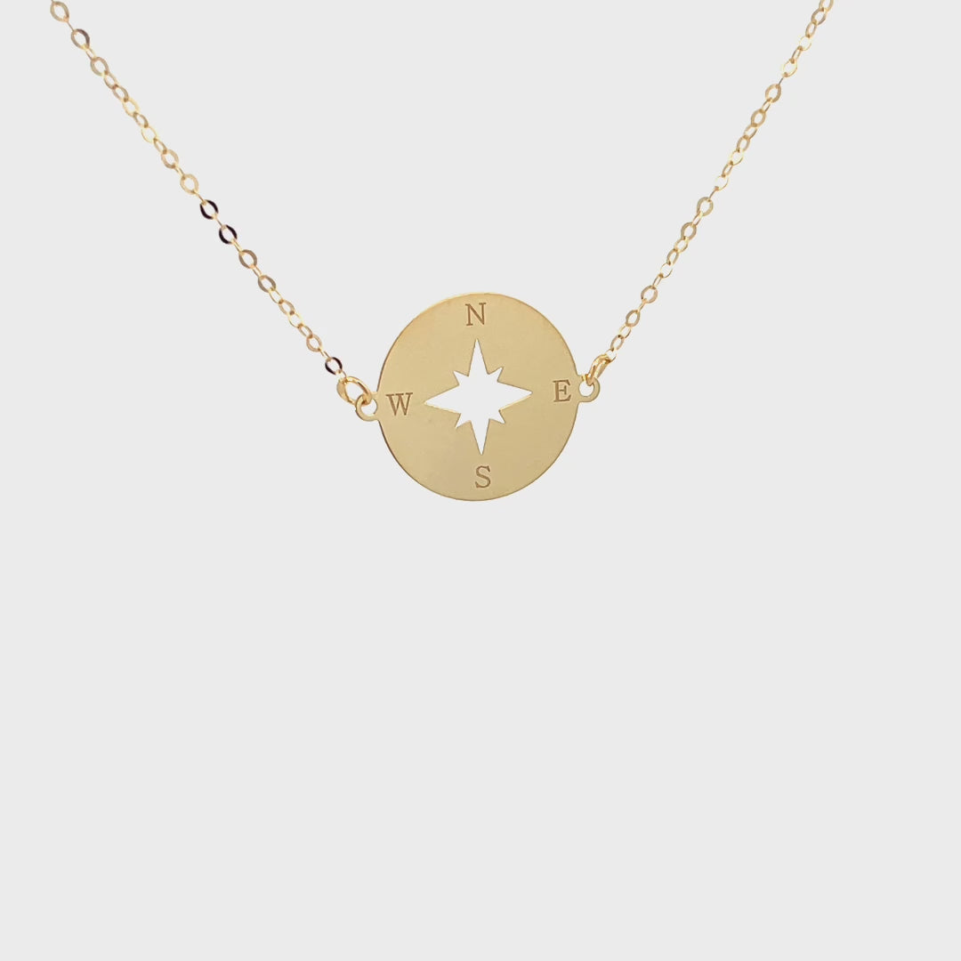 True North Gold Compass Bracelet – True Curated Designs